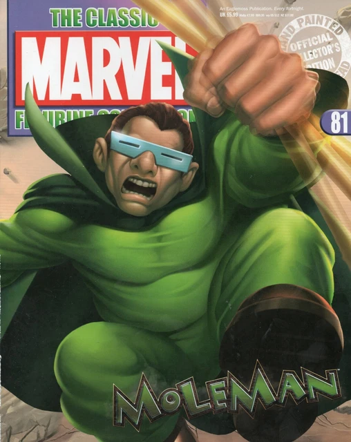 MARVEL MOLE MAN - Collector’s Edition Figure Eaglemoss 2007 NO MAGAZINE ...