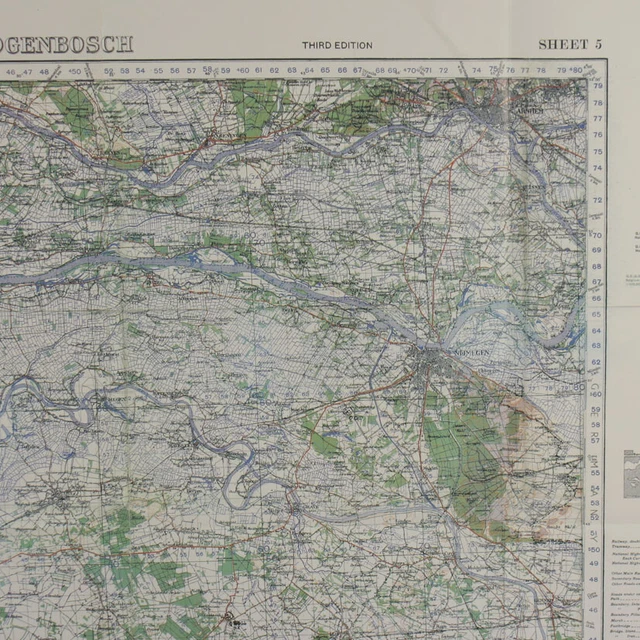 REPLICA 30 CORPS Arnhem Route Map (Op Market Garden 80th Anniversary ...