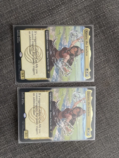 2X KATARA, THE Fearless Avatar: The Last Airbender Foil EUR 100,00 ...