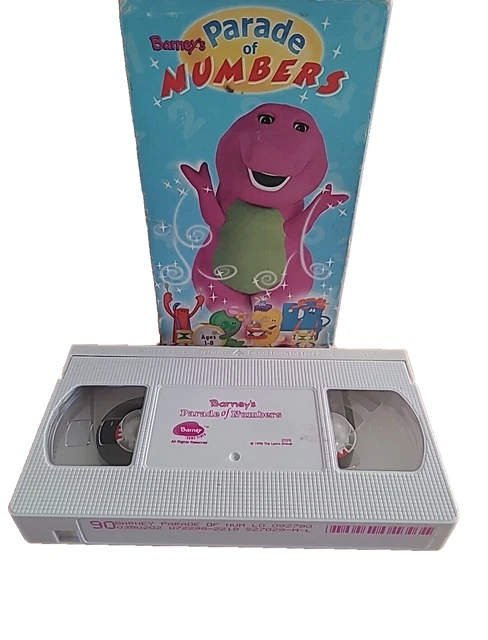 BARNEY & FRIENDS Parade Of Numbers VHS 1996 Video Tape Kid's ...