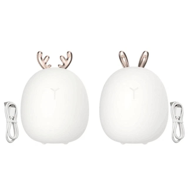 BABY NIGHT LIGHT LED Cartoon Lamp Bedroom Decor Night Lamps USB ...