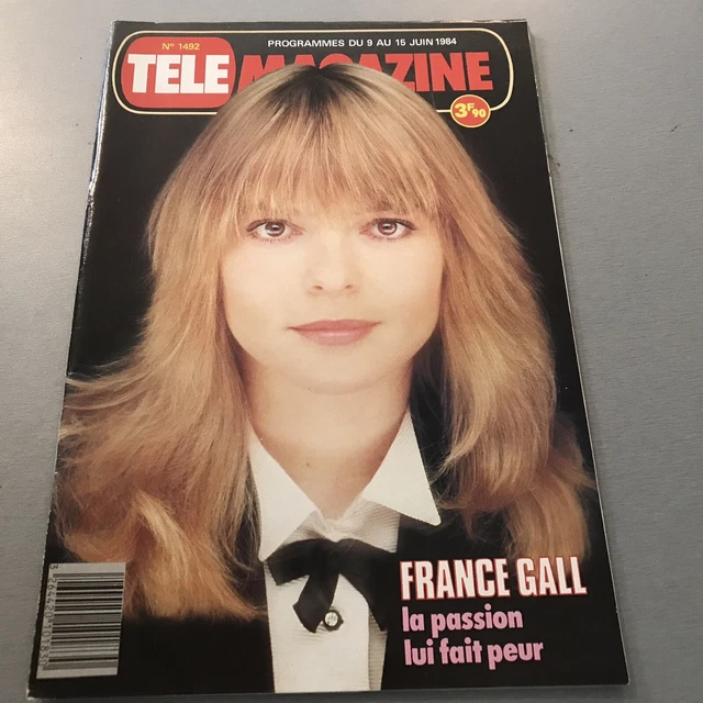 TELE MAGAZINE 1492 (1984) : France Gall M. Berger F. Hardy Liz Taylor ...