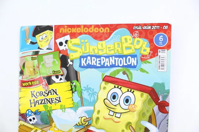 SPONGEBOB SQUAREPANTS TURKISH Comic Magazine LOT OF 15 Patrick Star ...