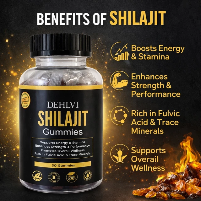 SHILAJIT GUMMIES FOR Energy Stamina & Daily Wellness – 30 £10.99 ...