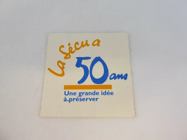 VINTAGE LA SECU 50 YEARS OLD STICKER / STICKER / SOCIAL SECURITY / TOP ...