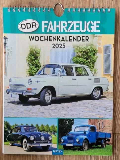 DDR FAHRZEUGE 2025 | Wochenkalender | Trötsch Verlag | Neu EUR 9,95 - PicClick DE
