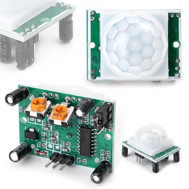 IR PYROELECTRIC INFRARED IR PIR Motion Body Sensor Detector Module ...