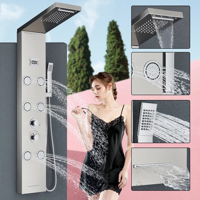 SHOWER PANEL MASSAGE nozzle shower system rain shower hand shower ...