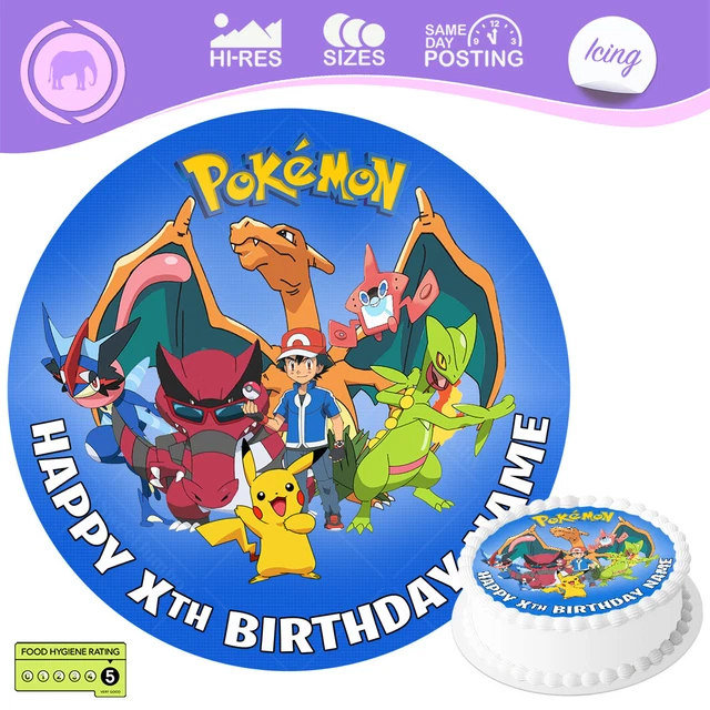 Pokemon Birthday Cake Topper