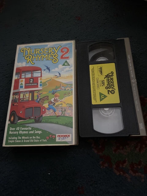 NURSERY RHYMES 2 Vintage VHS tape - Pickwick £8.00 - PicClick UK