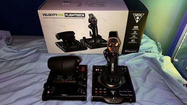 TURTLE BEACH VELOCITYONE Flightdeck - Universal HOTAS (USED) $300.00 ... TURTLE BEACH VELOCITYONE Flightdeck - Universal HOTAS (USED) $300.00 ...