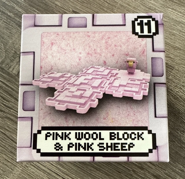 2025 MCDONALD'S MINECRAFT Movie Happy Meal Toy #11 Pink Wool Block ...