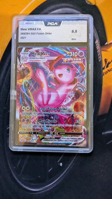 CARTE POKÉMON MEW Vmax Alternative 269/264 Poing De Fusion PCA 9,5 EN ...