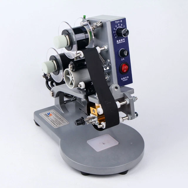 DY-8 MANUAL HOT Stamping Machine Ribbon Coding Date Batch Character ...