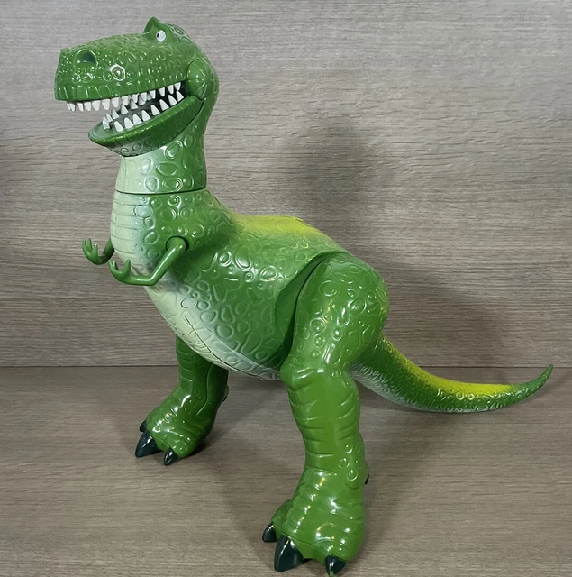 TOY STORY REX Disney Pixar Large Talking Rex 14” Green Dinosaur Disney ...