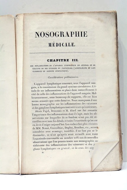 LIVRE ANCIEN MEDECINE Traité De Nesographie Médicale Edition Originale ...