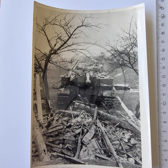 PRESSE FOTO 2WK Wehrmacht Panzerkampfwagen PzKpfw VI Tiger Panzer [M1 ...