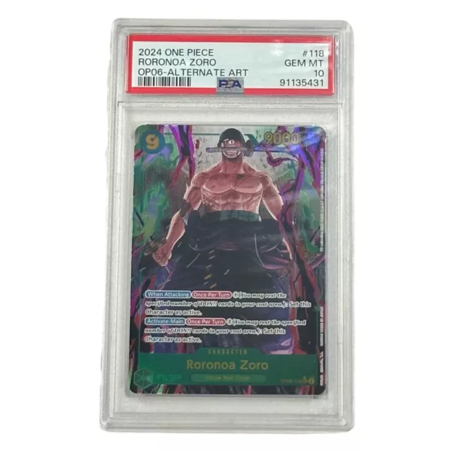 2024 ONE PIECE Wings of The Captain Roronoa Zoro OP06 #118 arte ... 2024 ONE PIECE Wings of The Captain Roronoa Zoro OP06 #118 arte ...