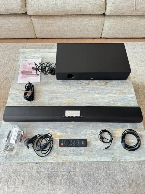JVC TH-D337B 2.1 Bluetooth soundbar with subwoofer- Black £70.00 ...