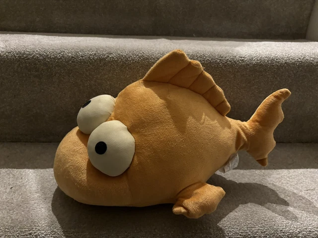 THE SIMPSONS BLINKY 3 eye Radioactive Fish Plush Universal Studios £14. ...
