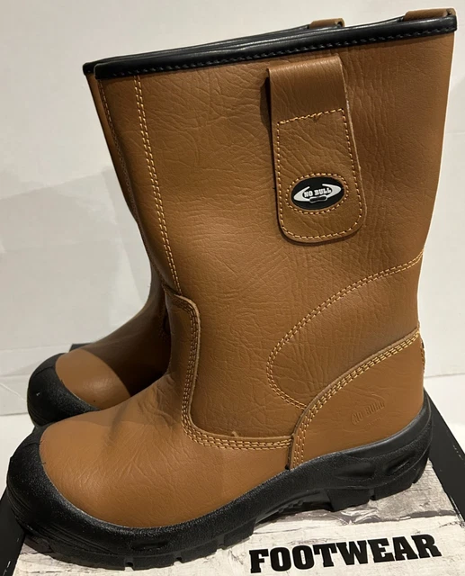 NO BULL WORKWEAR Footwear Men's Upton Tan Brown ST Work Boots UK 8 ...