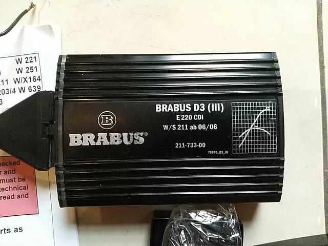 MERCEDES BRABUS POWER extra D3 chip tuning box (original) E220 CDI S211 ...