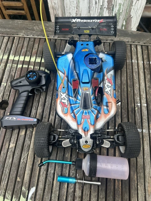 XTM-XT2 TERMINATOR 2 1/8 Nitro Buggy RC car With Glow Start & Fuel ...