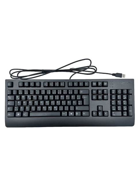 LENOVO TRADITIONAL USB Tastatur Keyboard Black 1PSD50180045 QWERTZ NEU ...