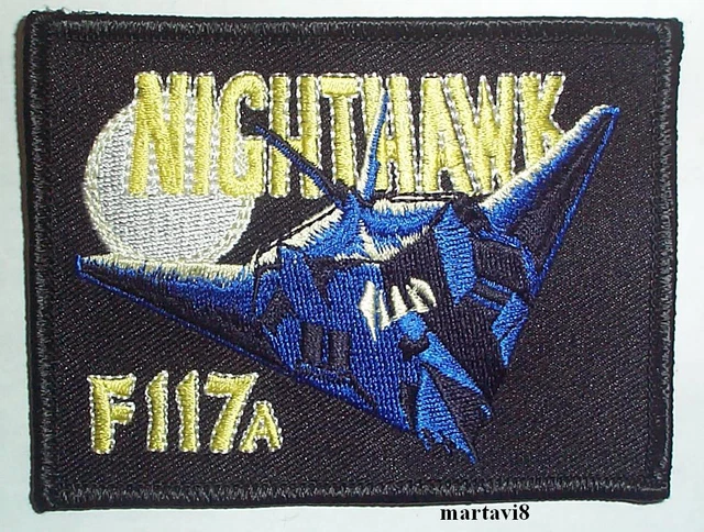 USAF `F-117A STEALTH ` Aircraft Cloth Badge / Patch (F-117-2) £3.50 - PicClick UK