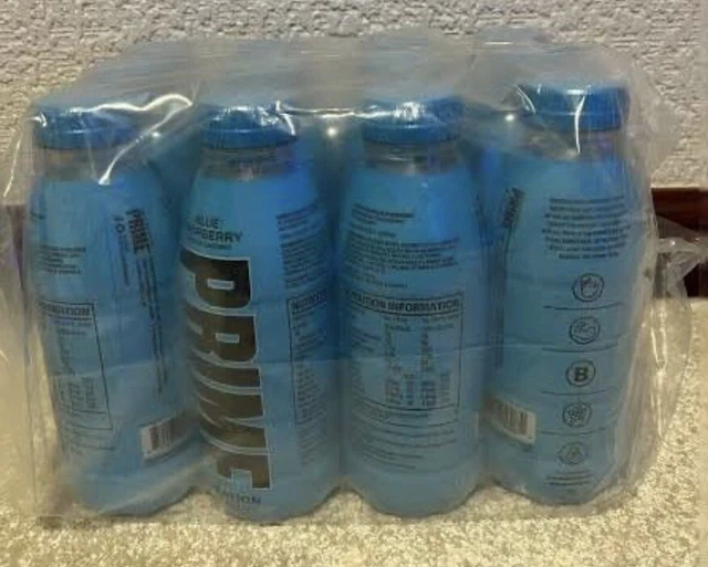 PRIME HYDRATION DRINK Blue Raspberry 12x500ml pack KSI and Logan Paul £ ...