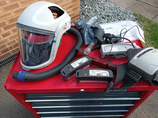 3M VERSAFLO TR300 air fed battery powered helmet full kit. £255.00 - PicClick UK