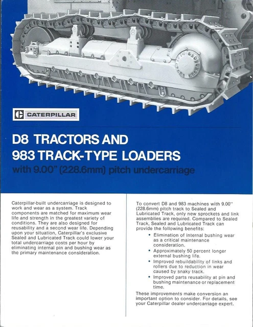 EQUIPMENT BROCHURE - Caterpillar - D8 983 - Tractor Loader ...