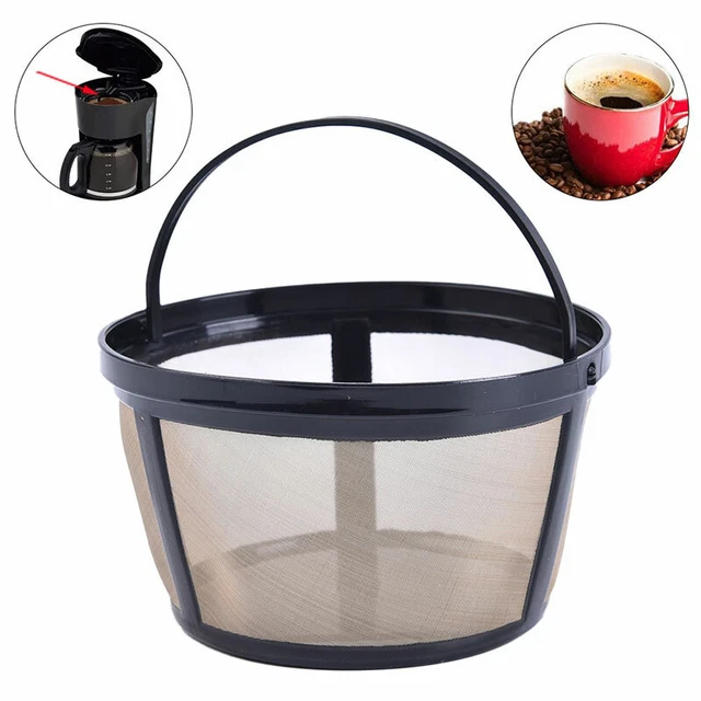 STAINLESS STEEL CYLINDRICAL Filter Basket Pot Mesh Screen Coffee ...