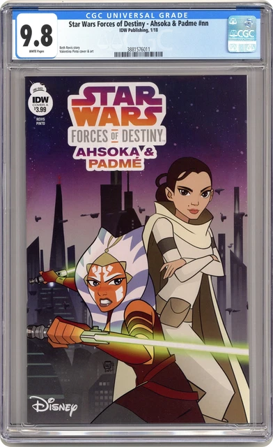STAR WARS FORCES of Destiny Ahsoka and Padme 1A Pinto CGC 9.8 2018 ...