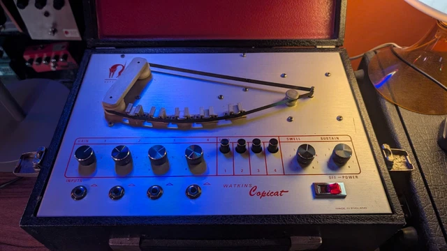 WEM WATKINS COPICAT Super-IC Tape Echo Late 1970s - Silver with Black ...