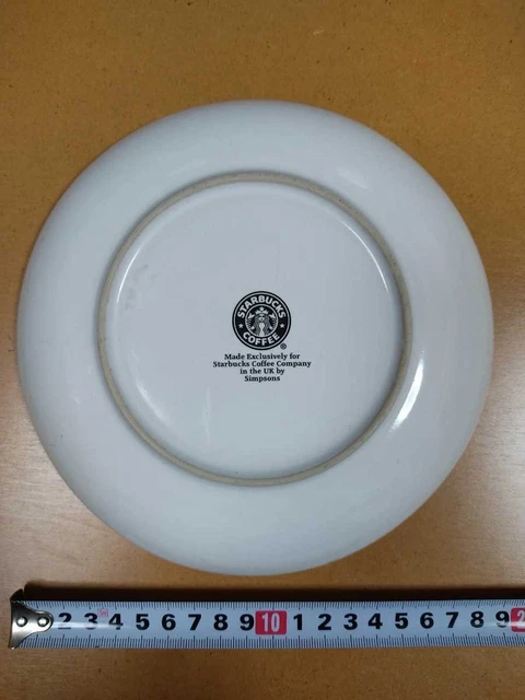 STARBUCKS STARBUCKS CBKE Plate Dish Store logo raro EUR 55,91 - PicClick IT