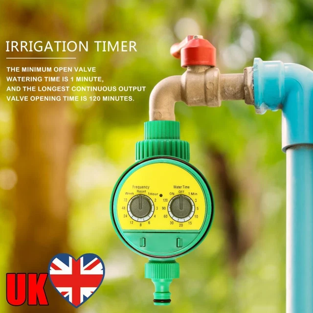 GARDEN IRRIGATION TIMERS Battery Powered Lawn Watering Controller ...