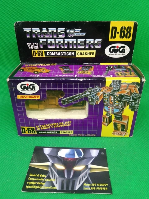 TRANSFORMERS TRASFORMER G1 Combacticon Crasher D-68 Takara Hasbro GIG ...