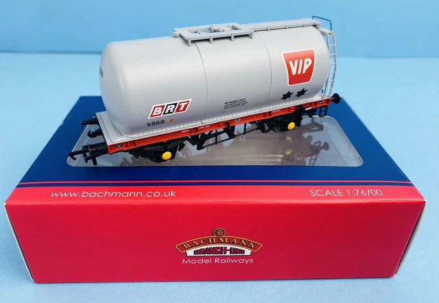BACHMANN 'OO' GAUGE 37-575K Tta Tank Wagon 'Brt Vip' #5958 C/Club ...