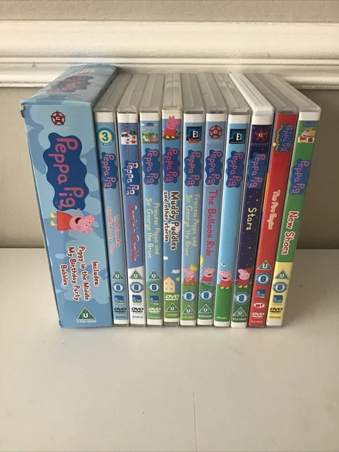PEPPA PIG DVD Collection - 15 DVD Bundle - Kids Family Animation 🍿🎬 £14 ...