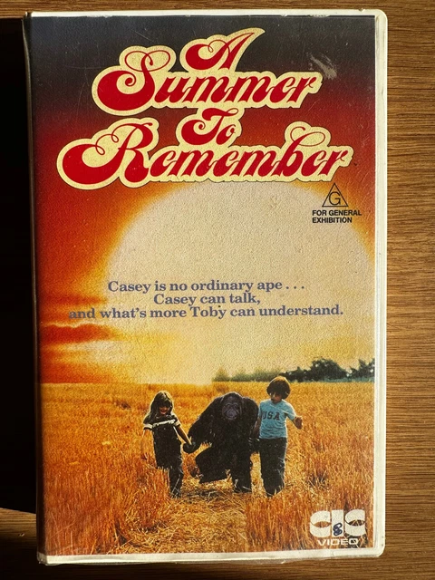 A SUMMER TO Remember VHS 1984 Orangutang Movie Big Box CIC Australian ...