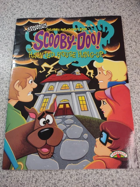 CARTOON NETWORK 1998 Scooby-Doo The Haunted House Hang-up Coloring and ...