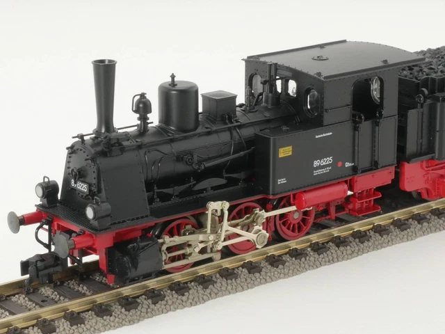 FLEISCHMANN 4115 STEAM Locomotive Br 89 6225 DRG Dc Top! Boxed 1702-21 ...