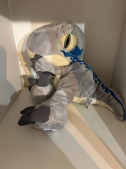 JURASSIC WORLD CUTE ( Blue ) Raptor Dinosaur 10" Soft Toy (25cm) £6.00 ...
