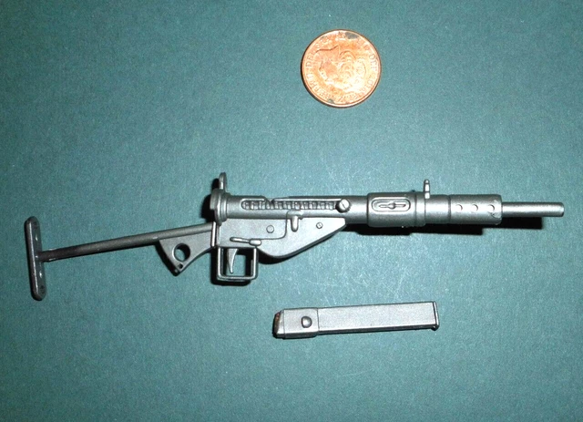 1/6TH SCALE BRITISH Army Sten Machine Gun MK2 for 12" toy figures ...