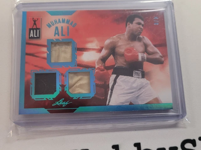 2024 LEAF MUHAMMAD Ali Legacy Collection Triple Memorabilia TM-7 ...