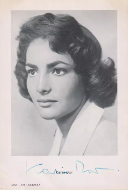 Karin Dor Original Autogramm Signierte Postkarte 50er Jahre Eur 1290 Picclick De