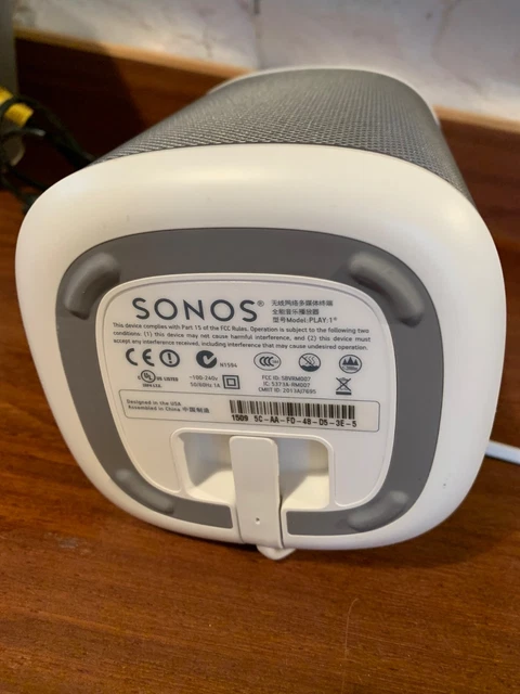 SONOS ONE PLAY One Speaker with Alexa Voice Control - White £104.70 ...