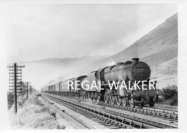 BRITISH RAIL RAILWAY Steam Photo 1960'S - Stanier 5Mt 44680 Dillicar ...