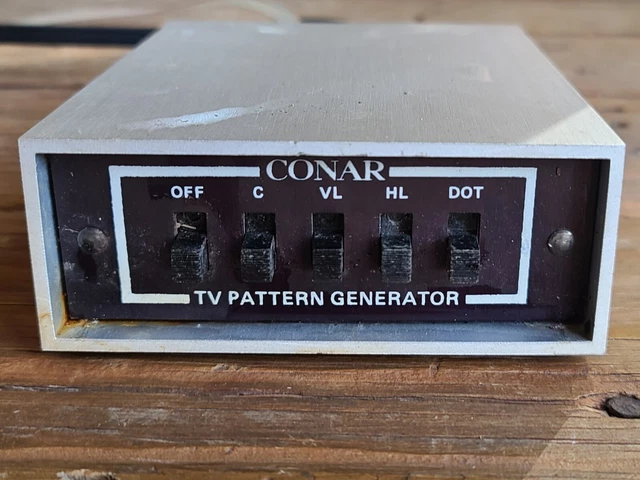 CONAR TV PATTERN Generator $13.00 - PicClick
